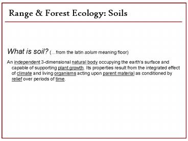 Range presentation | free to download