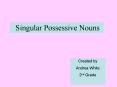 PPT – Possessive Nouns PowerPoint presentation | free to view - id ...