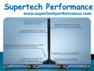 Supertech Performance presentation | free to download