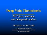 PPT – Deep vein Thrombosis (DVT) PowerPoint presentation | free to ...