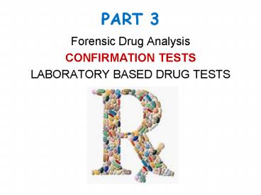 Forensic Drug Analysis presentation | free to view
