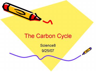 The Carbon Cycle presentation | free to view