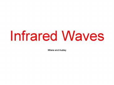 Infrared Waves presentation | free to download