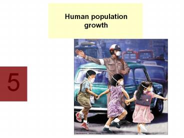 Human population growth presentation | free to download