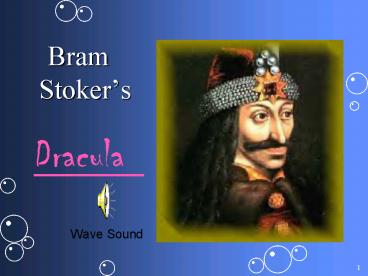 Dracula presentation | free to view
