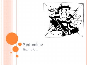 Pantomime presentation | free to download