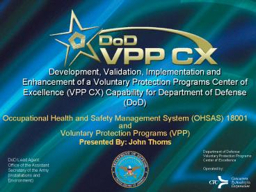 Development, Validation, Implementation and Enhancement of a Voluntary ...