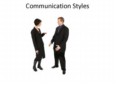 Communication Styles presentation | free to view