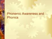 PPT – Phonemic Awareness PowerPoint presentation | free to view - id ...