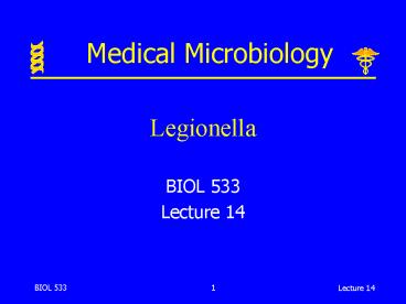 Legionella presentation | free to view