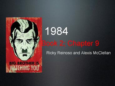 PPT – Ricky Reinoso and Alexis McClellan PowerPoint presentation | free ...