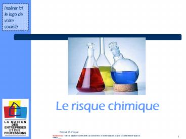 Le risque chimique presentation | free to view