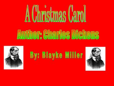 A Christmas Carol presentation | free to view