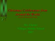 PPT – Christmas Around the World PowerPoint presentation | free to view ...