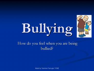 Bullying presentation | free to download