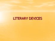 PPT – LITERARY DEVICES PowerPoint presentation | free to download - id ...