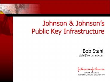 Johnson presentation | free to download