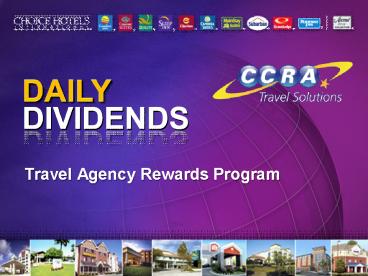 Travel Agency Rewards Program presentation | free to view