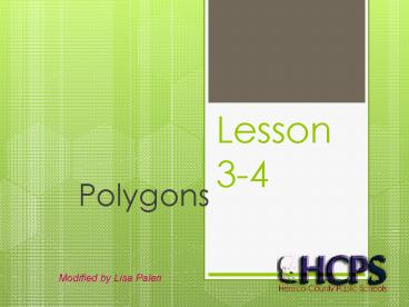 PPT – Polygons PowerPoint presentation | free to download - id: 438117 ...