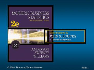 REGRESSION ANALYSIS: MODEL BUILDING presentation | free to view