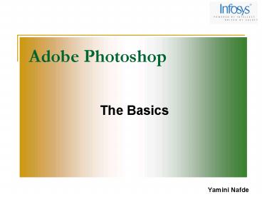 Adobe Photoshop presentation | free to view
