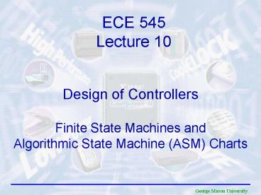 Design of Controllers Finite State Machines and Algorithmic State ...