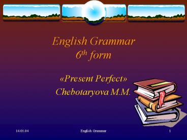 English Grammar 6th form presentation | free to view