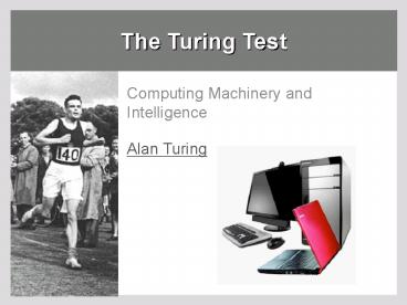 The Turing Test presentation | free to download