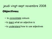 PPT – Adjectives in French PowerPoint presentation | free to view - id ...