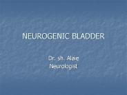 PPT – Management of Neurogenic Bladder Disorders PowerPoint ...