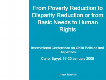 A Human Rights-Based Approach to Development presentation | free to view