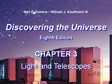 Discovering the Universe presentation | free to download