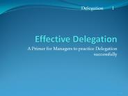 PPT – Delegation PowerPoint presentation | free to download - id ...