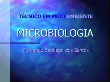 MICROBIOLOGIA presentation | free to download