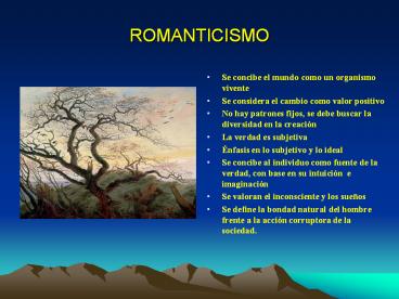 ROMANTICISMO presentation | free to download
