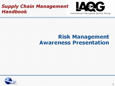 Risk Management Awareness Presentation presentation | free to download