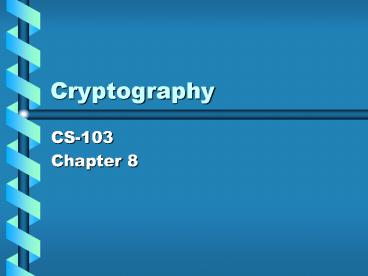 Cryptography presentation | free to download