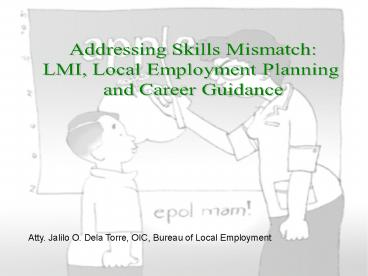 Addressing Skills Mismatch: presentation | free to view