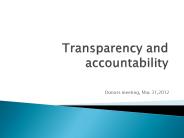 PPT – Accountability and Transparency and their impact on Public ...
