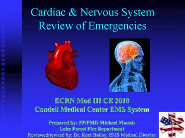 PPT – Cardiac PowerPoint presentation | free to view - id: 454189-YmE0O