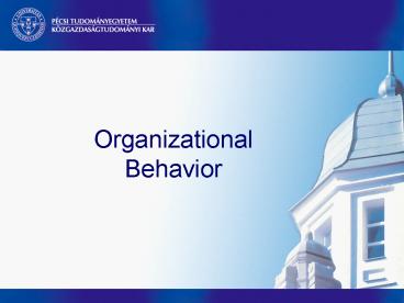 PPT – Organizational Behavior PowerPoint presentation | free to view ...