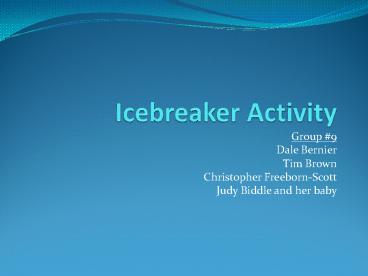 Icebreaker Activity presentation | free to view