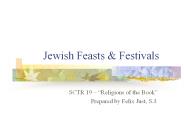 Jewish Feasts presentation | free to download