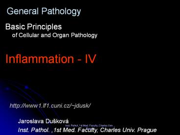 PPT – General Pathology PowerPoint presentation | free to download - id ...