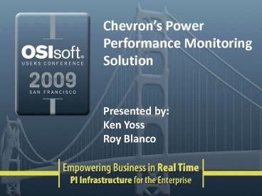 Chevron presentation | free to view
