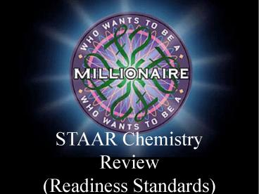 STAAR Chemistry Review presentation | free to download