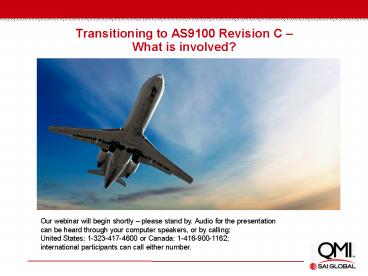 Transitioning to AS9100 Revision C presentation | free to view