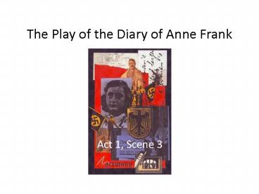 The Play of the Diary of Anne Frank presentation | free to view