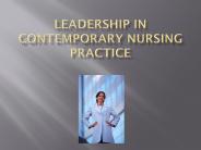 PPT – NURSING LEADERSHIP PowerPoint presentation | free to view - id ...