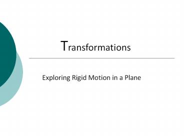 Transformations presentation | free to view